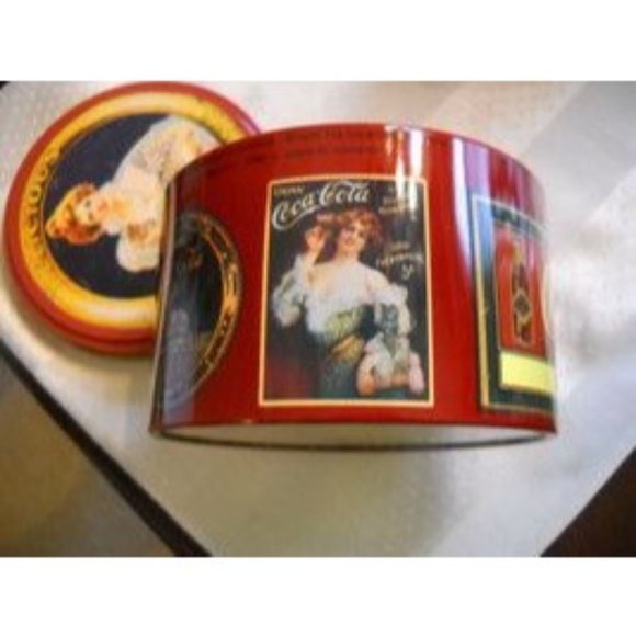 Coca Cola | Other | 985 Coca Cola Coke Vintage Round Collectors Tin W ...